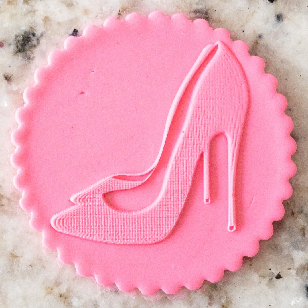 High Heel Shoes Popup Embosser Cookie Biscuit Stamp Fondant Cake ...