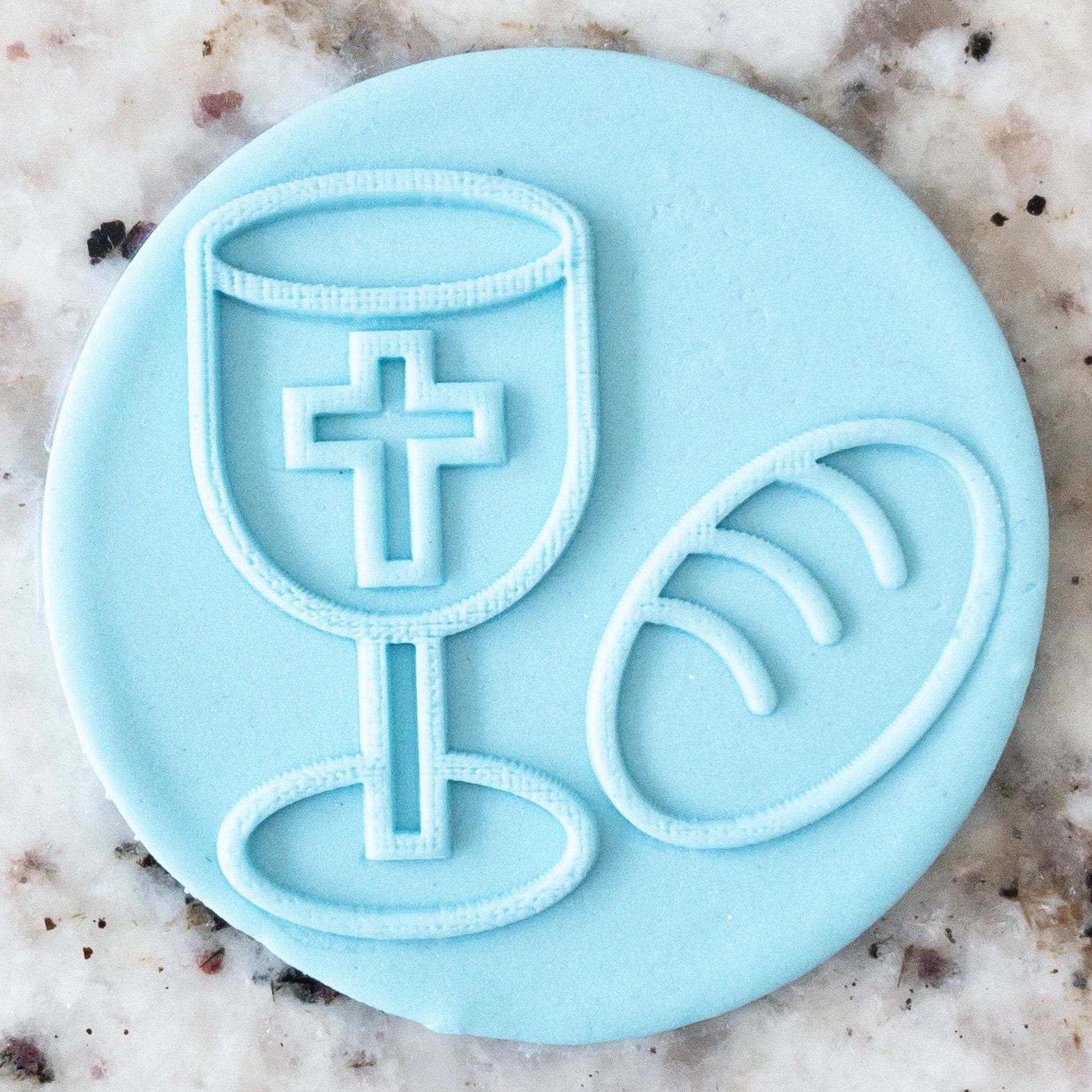 Bread and Wine Holy Communion Popup Embosser Cookie Biscuit Stamp ...