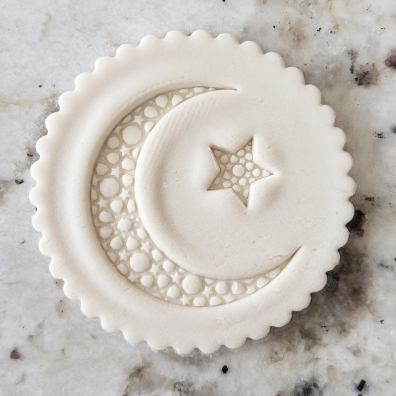 Sun Moon Cookie Stamp - Etsy UK