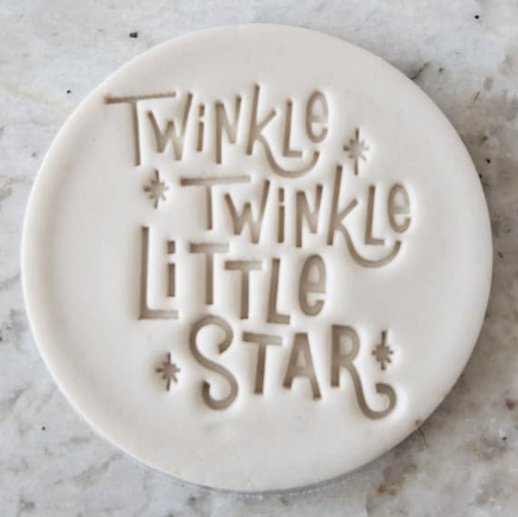 Twinkle Twinkle Little Star Cookie Biscuit Stamp Fondant Cake - Etsy