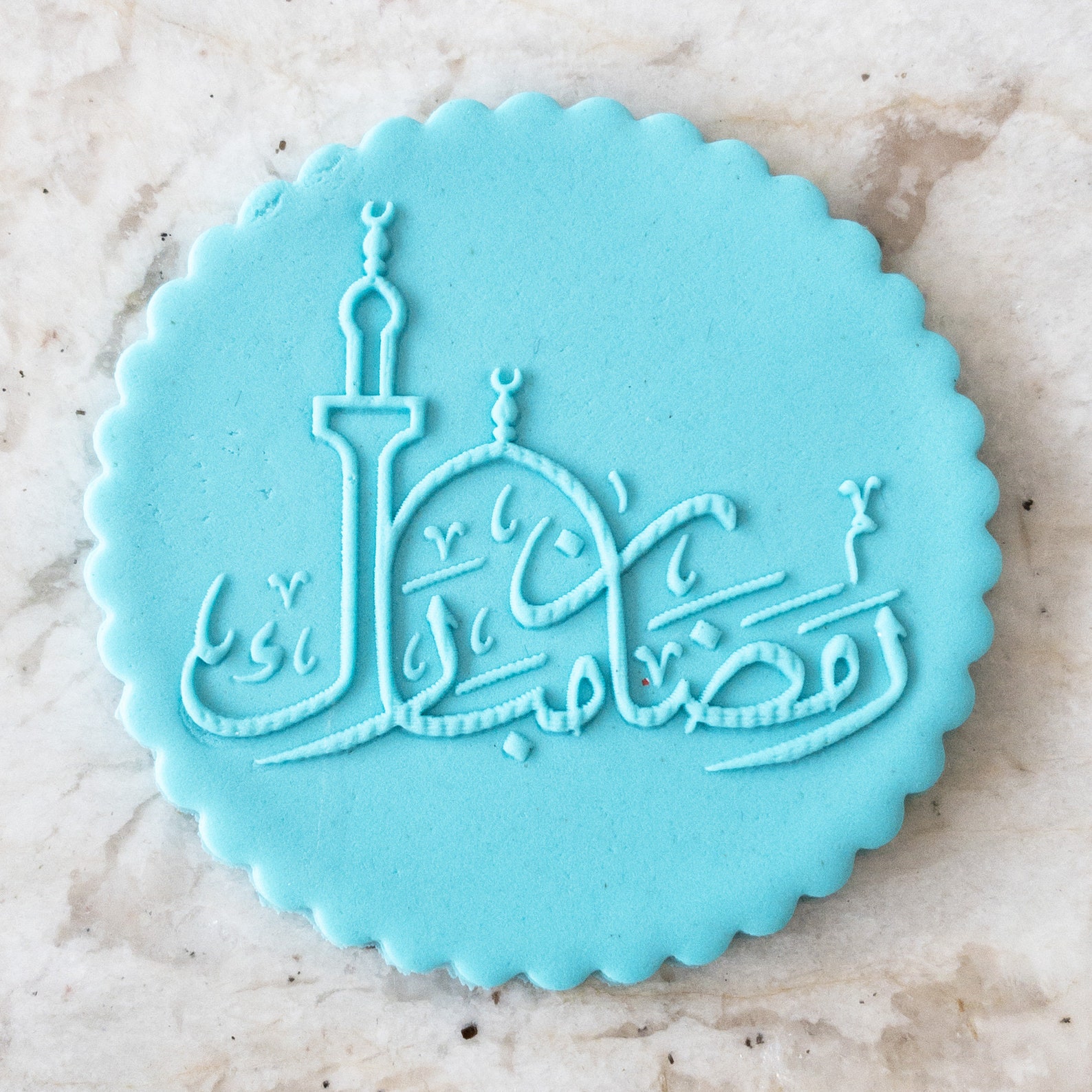 Ramadan Mubarak Mosque Arabic Biscuit Cookie Popup Embosser Stamp ...
