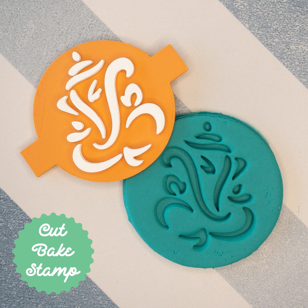 Ganesh Diwali Cookie Biscuit Embosser Stamp Hindu Fondant Cake - Etsy