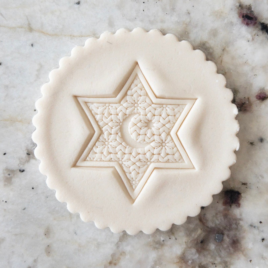 Star and Moon Cookie Biscuit Stamp Fondant Cake Decorating Icing ...