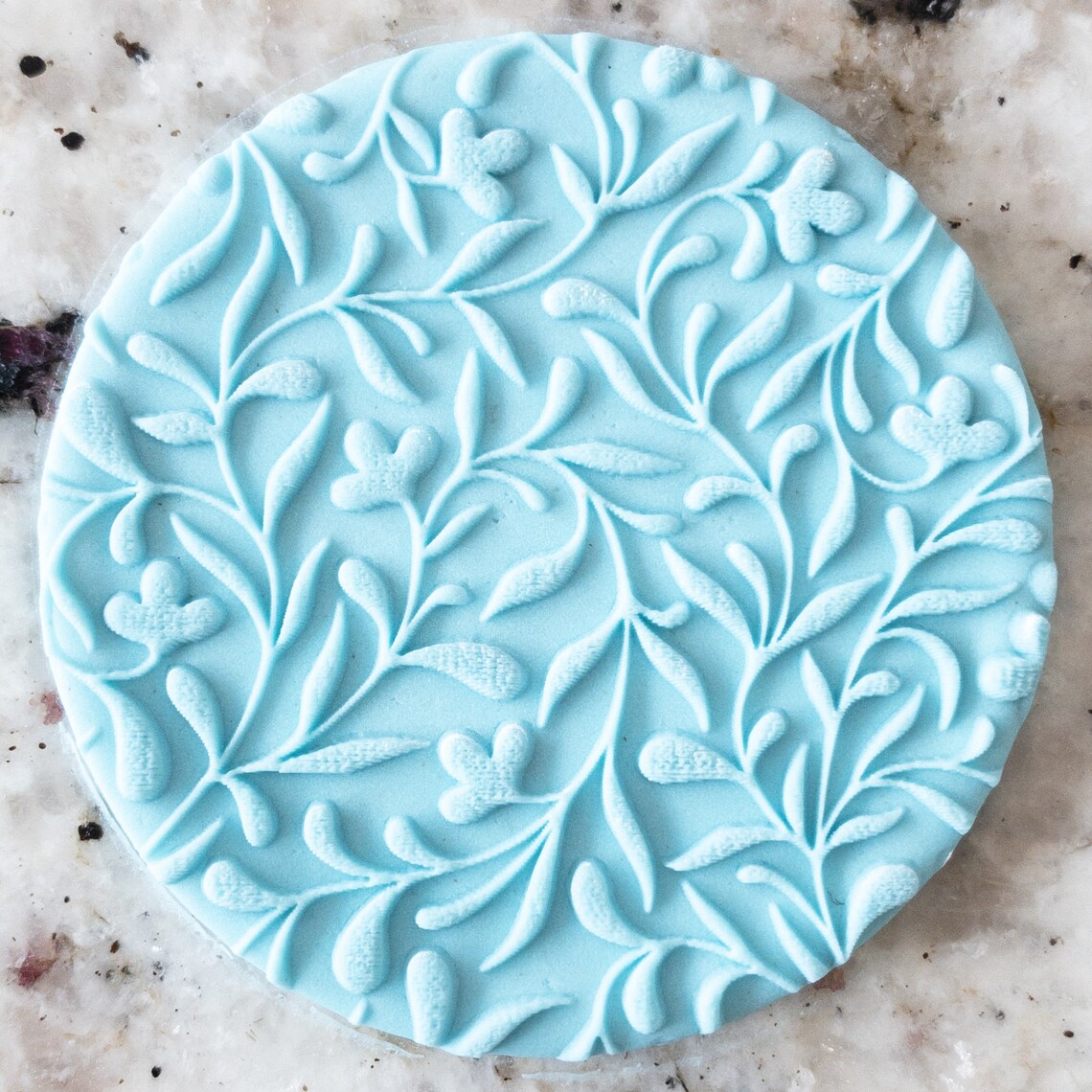 Leaf Pattern 2 Biscuit Cookie Popup Embosser Stamp Fondant Cake ...