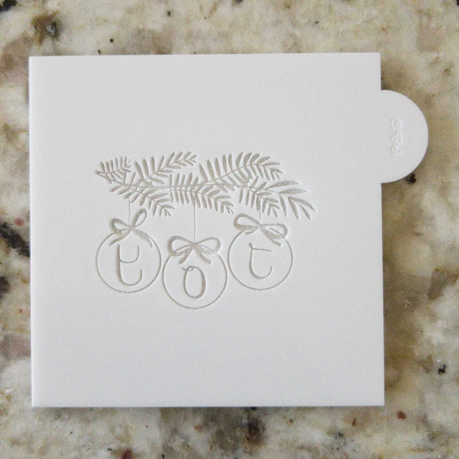 Joy Baubles Popup Embosser Cookie Biscuit Stamp Fondant Cake | Etsy