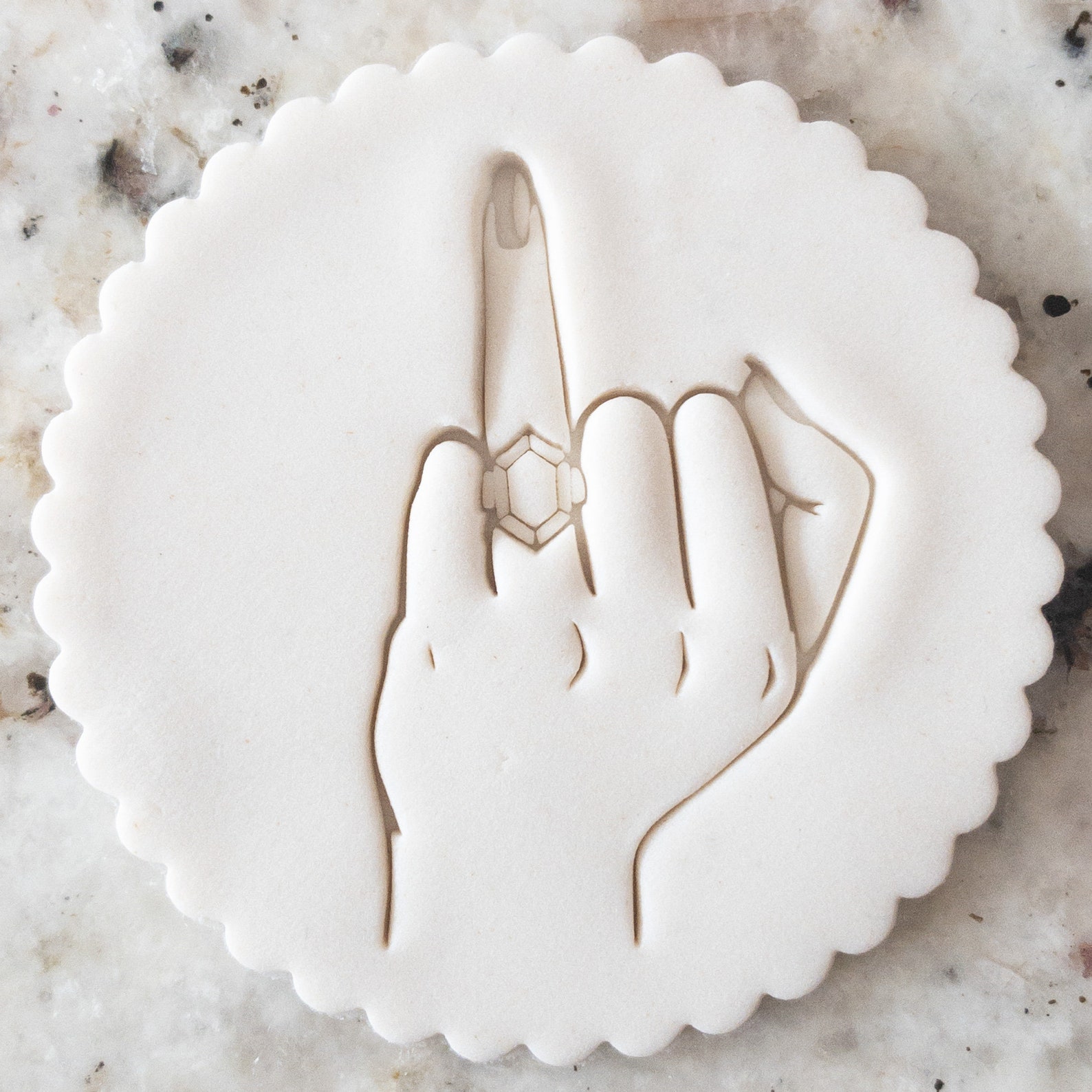 Ring Finger Engagement Cookie Biscuit Stamp Fondant Cake Decorating ...