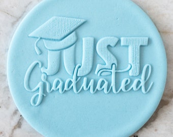 Graduation Boy Cookie Cutter and Stamp. Graduation Biscuit Fondant ...