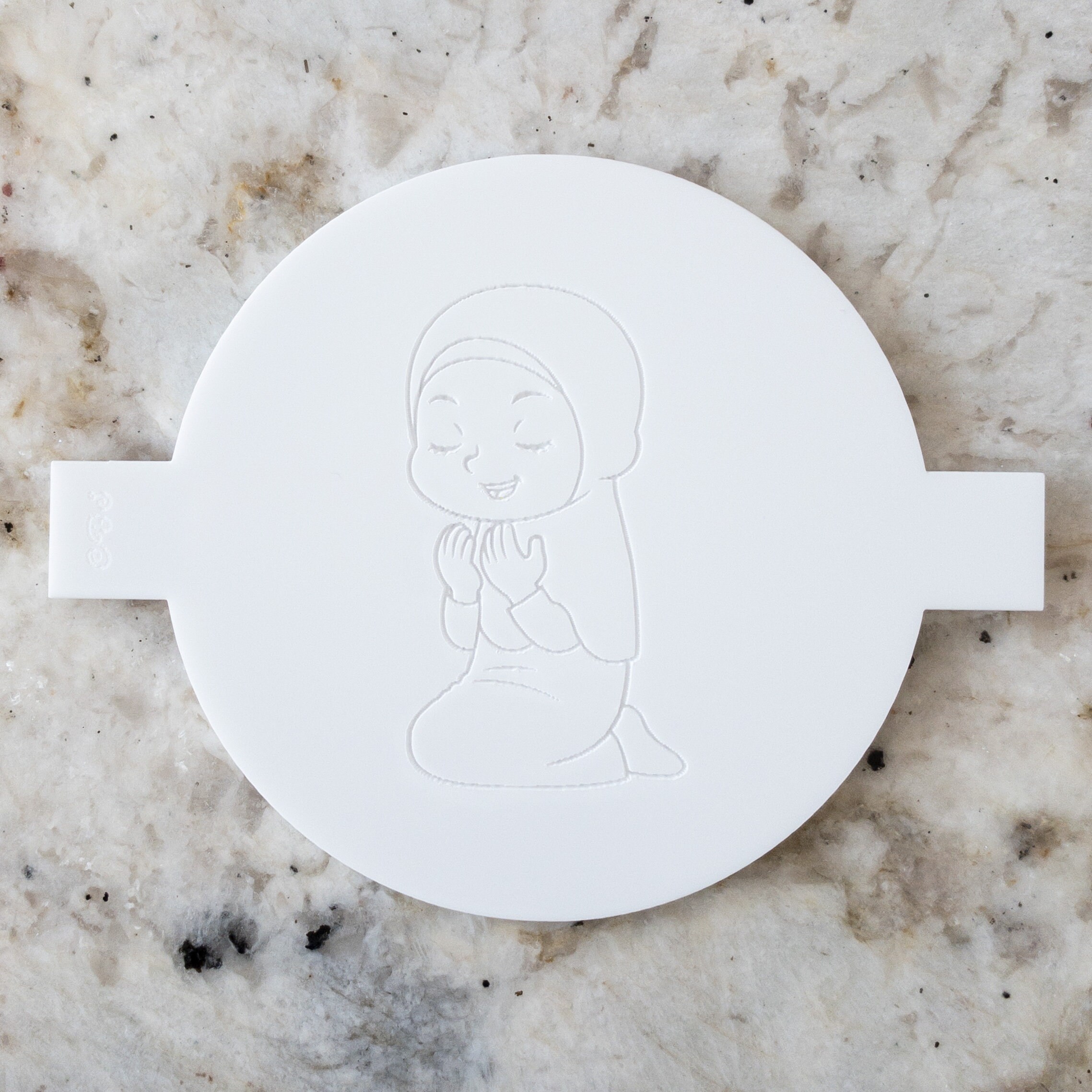 Praying Girl Biscuit Cookie Popup Embosser Stamp Fondant Cake ...