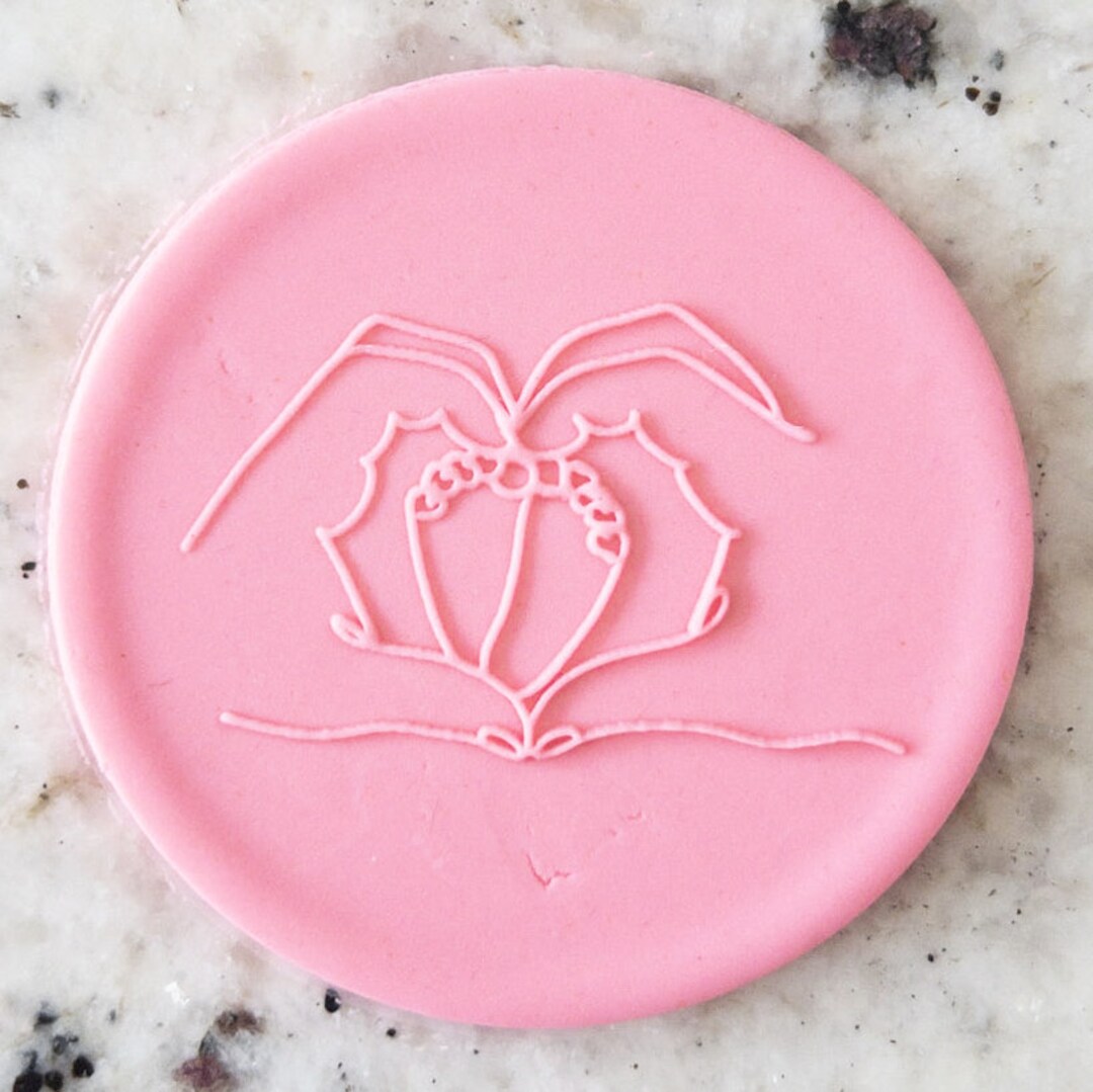 Feet and Hand Line Art Popup Embosser Cookie Biscuit Stamp Fondant Cake ...