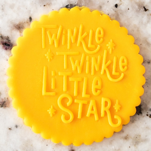 Twinkle Twinkle Little Star Popup Embosser Cookie Biscuit - Etsy