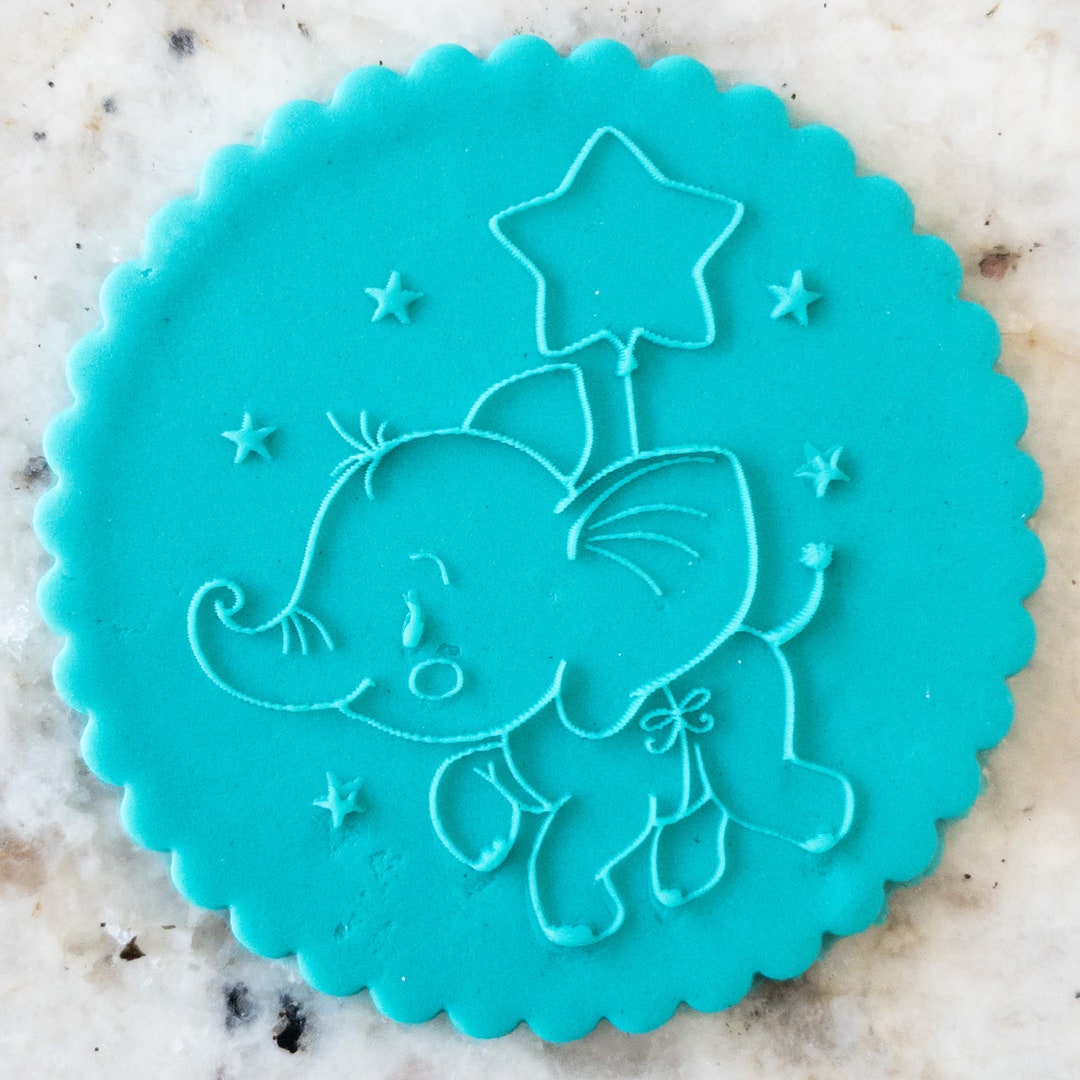 Cute Elephant Biscuit Cookie Popup Embosser Stamp Fondant Cake ...
