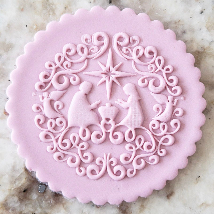 Nativity Scene Popup Embosser Cookie Biscuit Stamp Fondant - Etsy