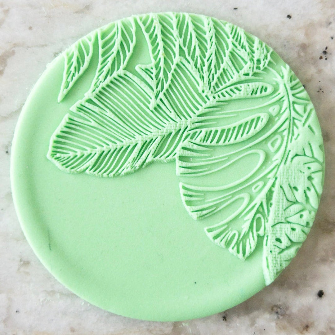 Tropical Leaf Detail Jungle Pattern Halloween Popup Embosser Cookie ...