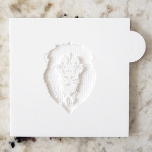 Lion Head Popup Embosser Cookie Biscuit Stamp Fondant Cake Decorating ...