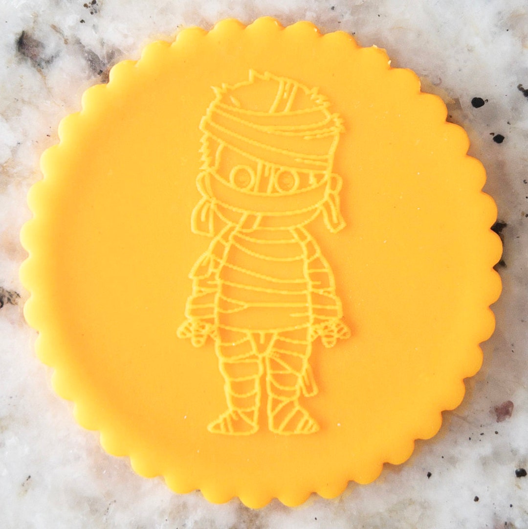 Scary Mummy Halloween Popup Embosser Cookie Biscuit Stamp Fondant Cake ...