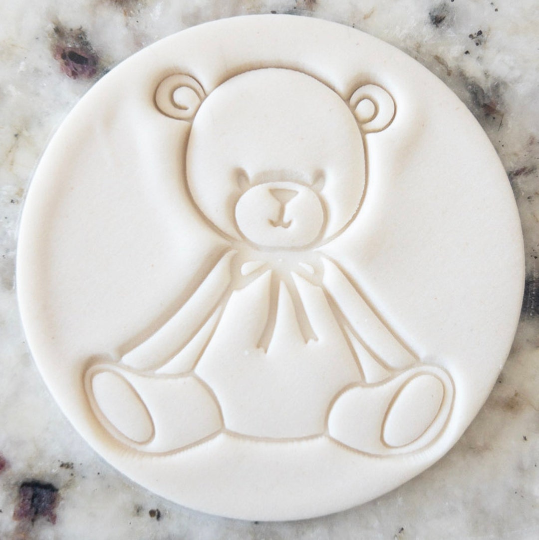 Hugo the Bear Cookie Biscuit Stamp Fondant Cake Decorating Icing ...