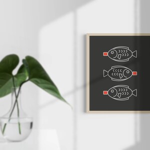 Soy Sauce Fish Bottle Poster Japanese Inspired Kitchen Decor - Etsy UK