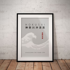 Hokusai Exhibition Poster Printable | the Great Wave | Katsushika ...