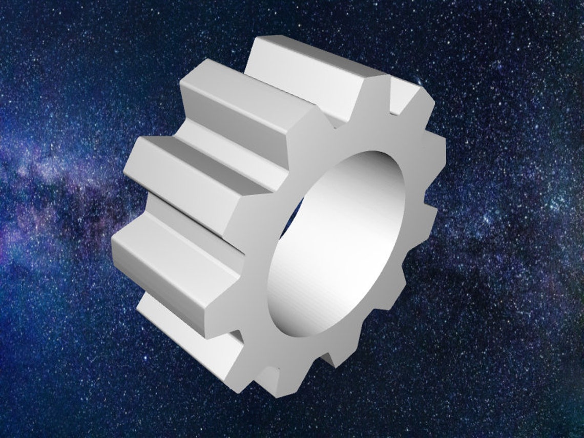 STL File: Mechanical Gear - Part for Engines, Clocks, Robots, Electric ...