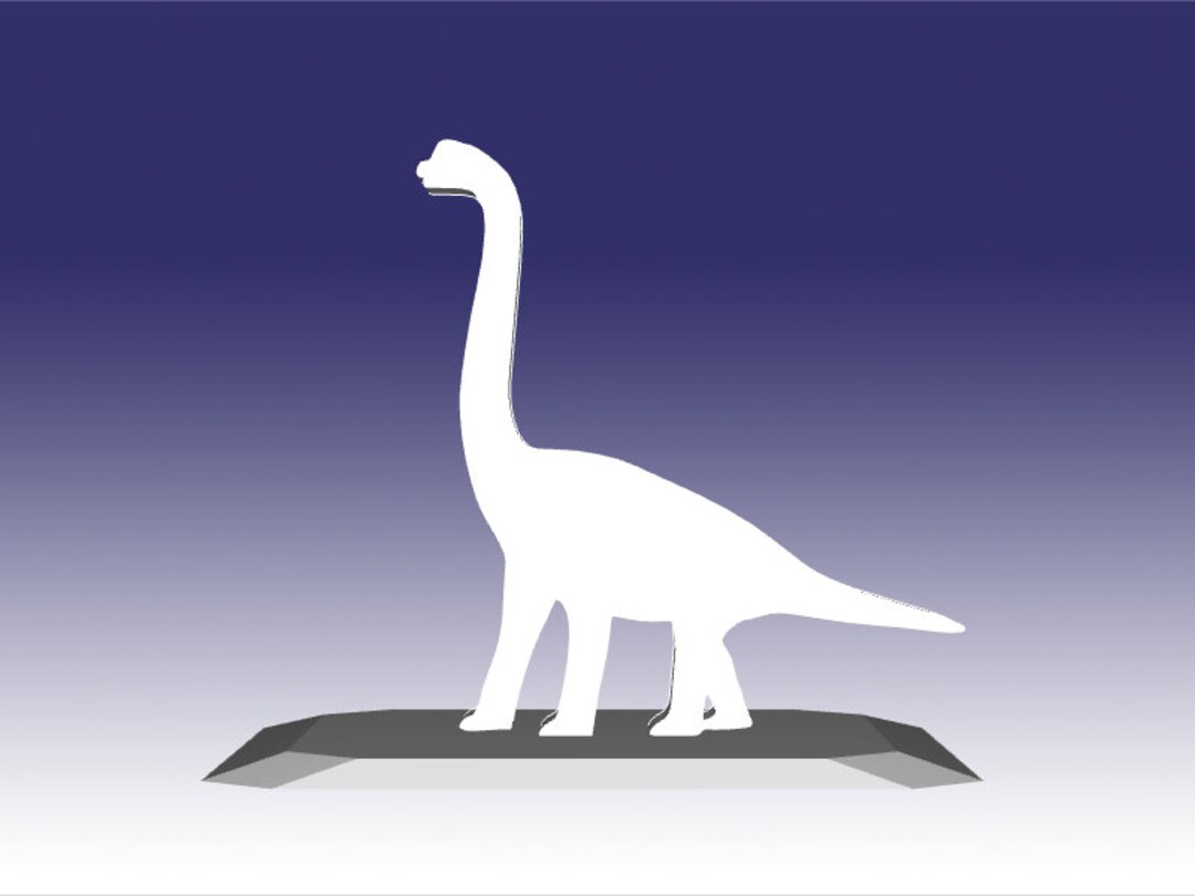 STL File: Brontosaurus - Dinosaur Toy Design for 3D Printing - Download ...