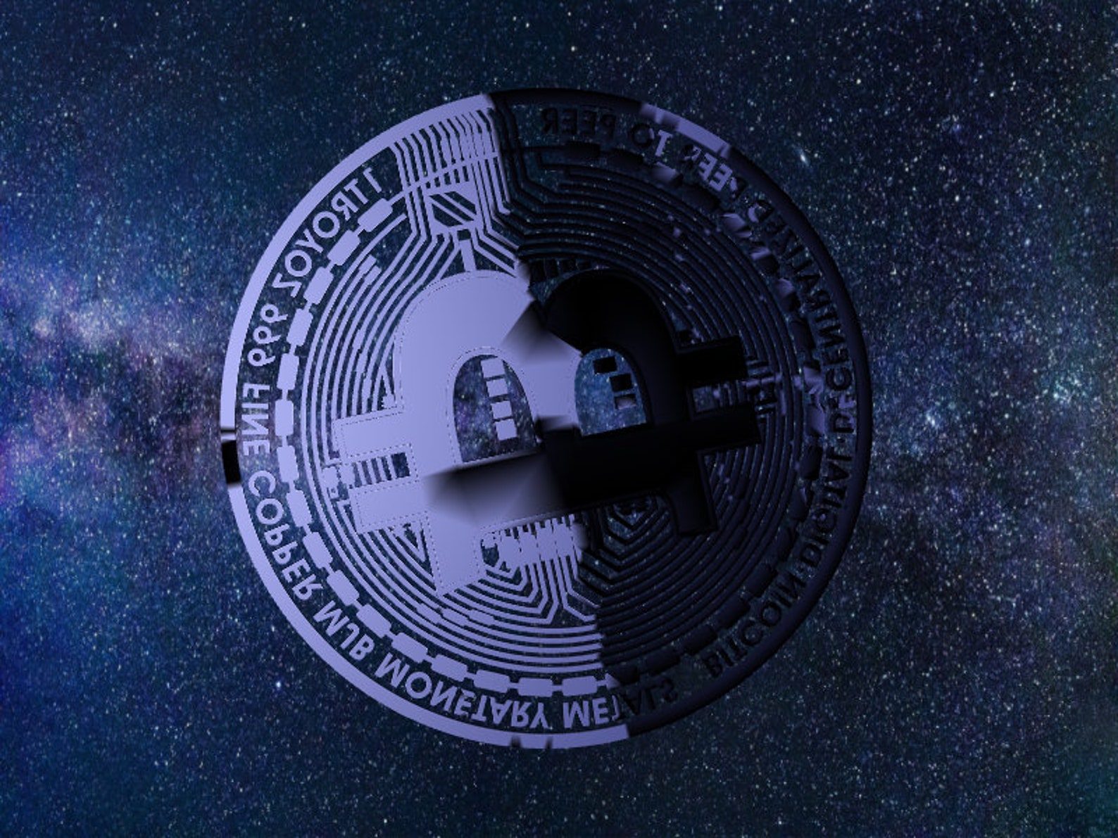 STL File: Bitcoin Coin Digital Currency Coin for 3D Printing Download ...