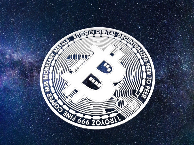 STL File: Bitcoin Coin Digital Currency Coin for 3D Printing Download ...