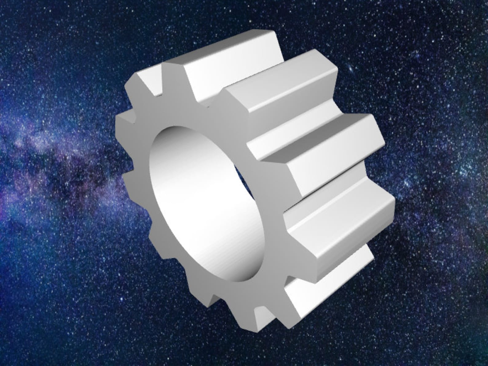 STL File: Mechanical Gear - Part for Engines, Clocks, Robots, Electric ...