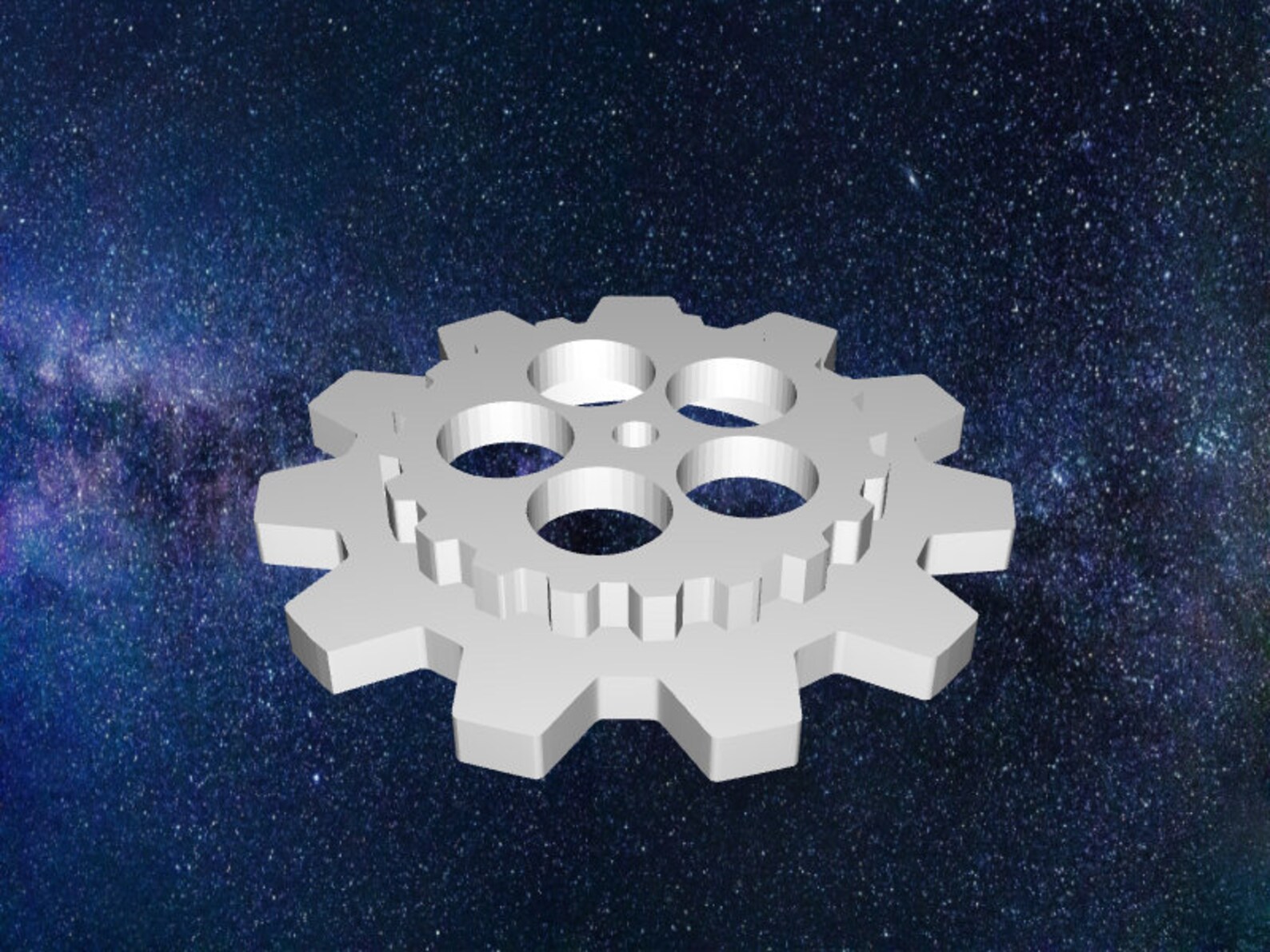 STL File: Mechanical Gear - Part for Engines, Clocks, Robots, Electric ...