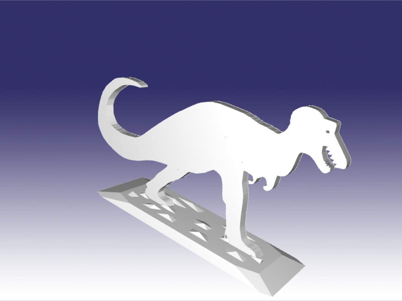 STL File: Tyrannosaurus - Dinosaur Toy Design for 3D Printing ...