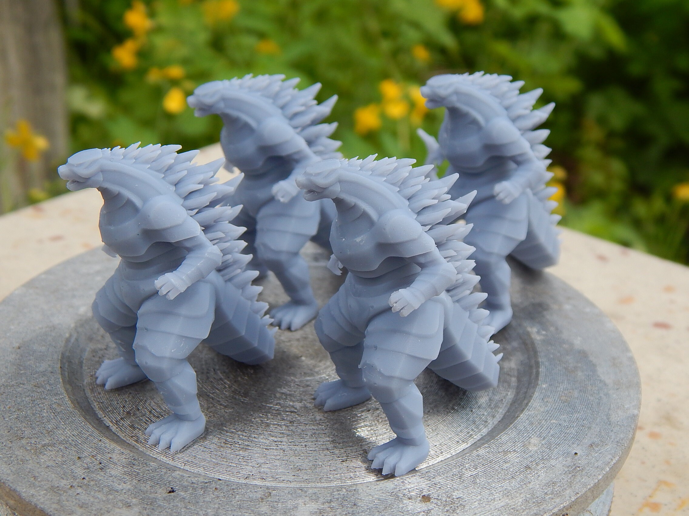 Godzilla Sculpture Figurine Mini physical Product Height 2 Inch/ 50mm ...