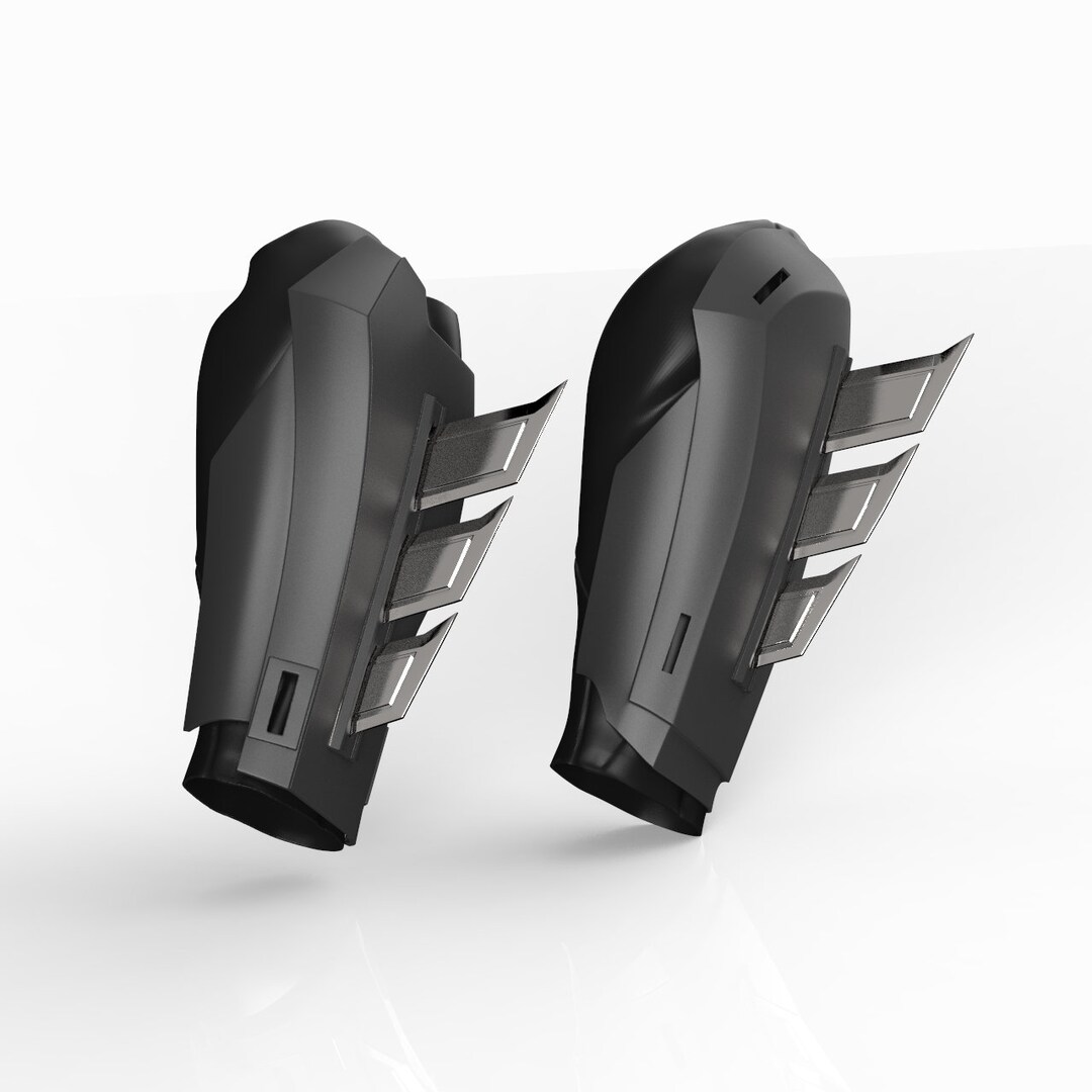 Forearms Gauntlets Two Version for Cosplay Armor 3D Model Digital STL ...