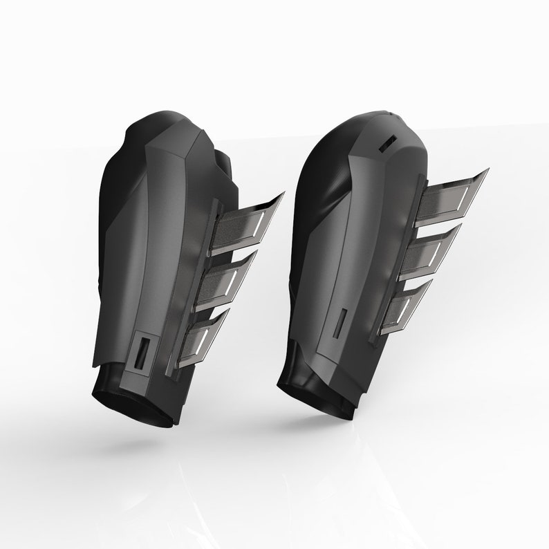 Forearms Gauntlets Two Version for Cosplay Armor 3D Model Digital STL ...