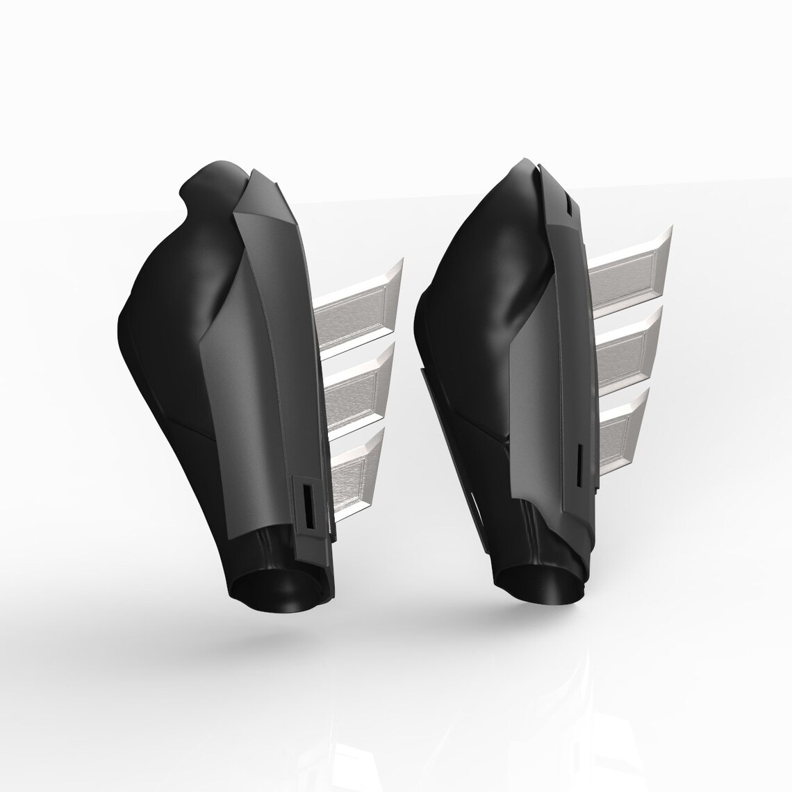 Forearms Gauntlets Two Version for Cosplay Armor 3D Model - Etsy