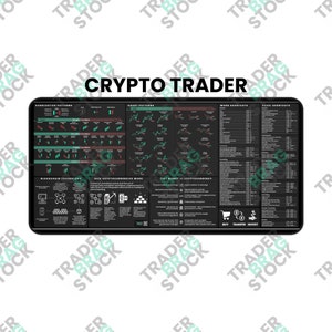 Trader's Premium Desk Mat, Stock Market Cryptocurrency, Forex Trader ...