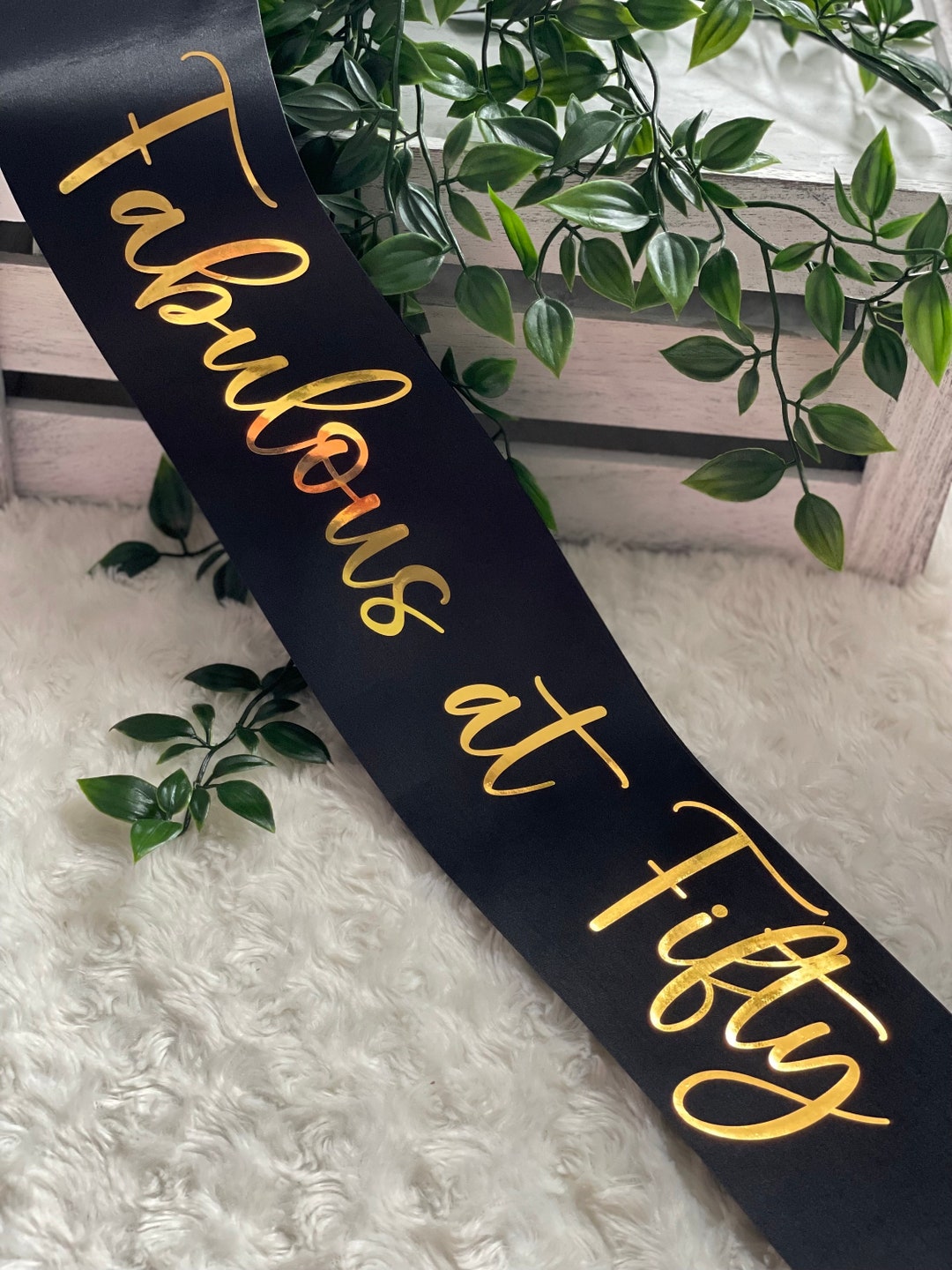 Personalised Birthday Sash: Fully Customisable in Various Colours - Etsy