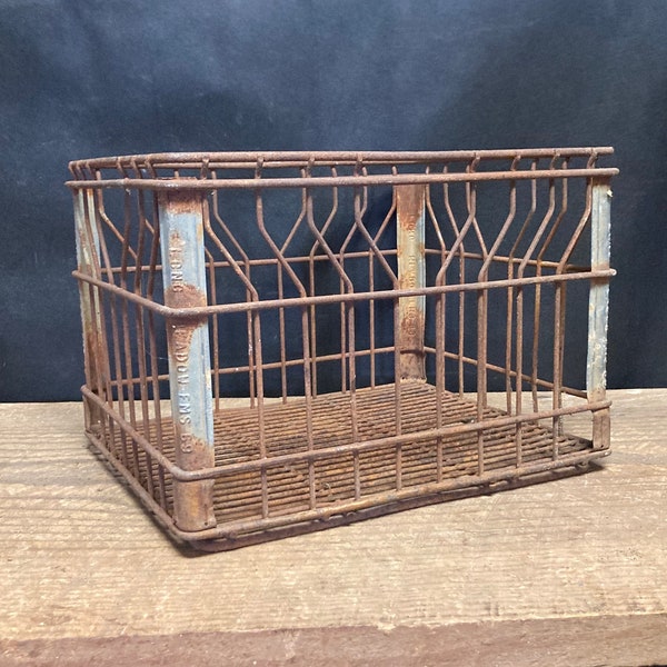 Vintage Milk Crate - Etsy