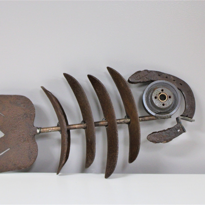 Metal Fish Sculpture - Etsy
