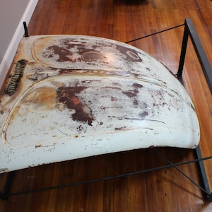 Repurposed Volkswagen Bettle Hood Coffee Table - Etsy