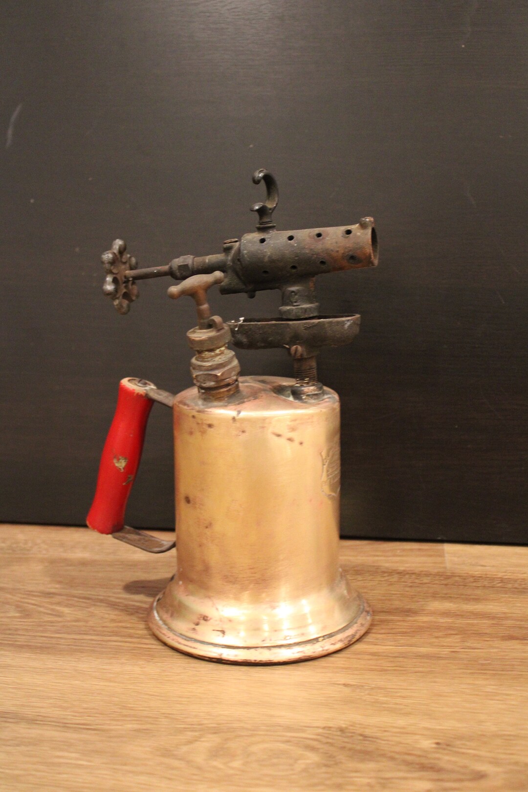 Vintage Brass Blow Torch | Industrial Accents | Steampunk Decor - Etsy