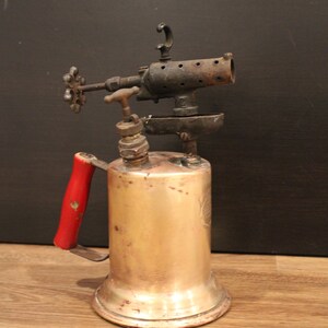 Vintage Brass Blow Torch | Industrial Accents | Steampunk Decor - Etsy