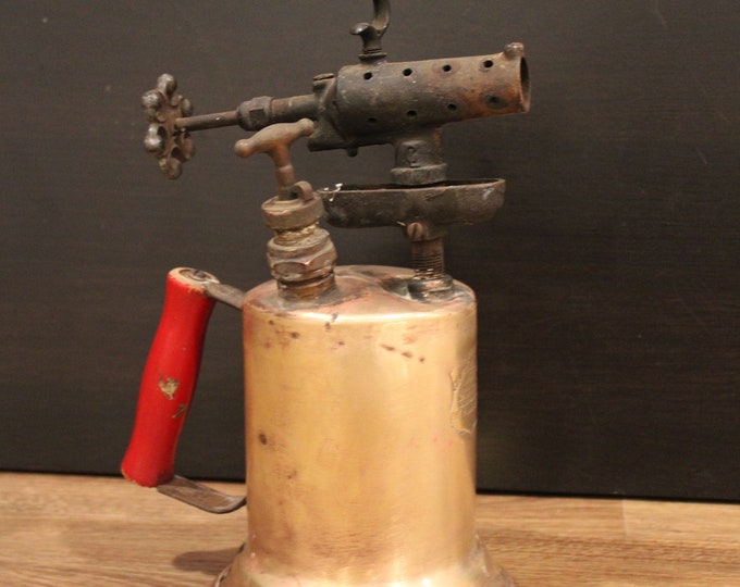 Vintage Brass Blow Torch | Industrial Accents | Steampunk Decor - Etsy