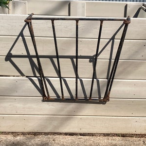 Vintage Hay Rack Wall Mount Iron Horse Stable Hay Rack - Etsy