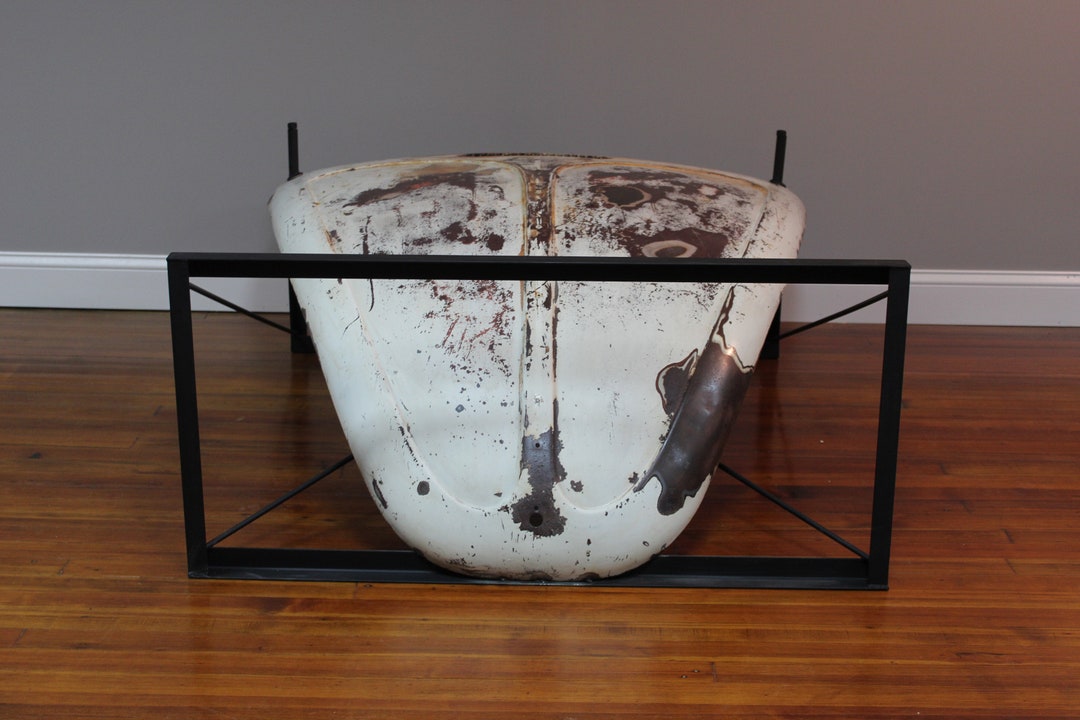 Repurposed Volkswagen Bettle Hood Coffee Table - Etsy