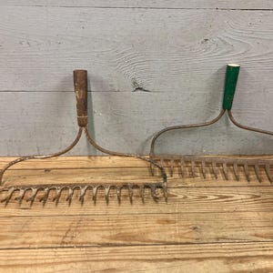 Two Vintage Rake Heads Wine Glass Racks Key Holders - Etsy