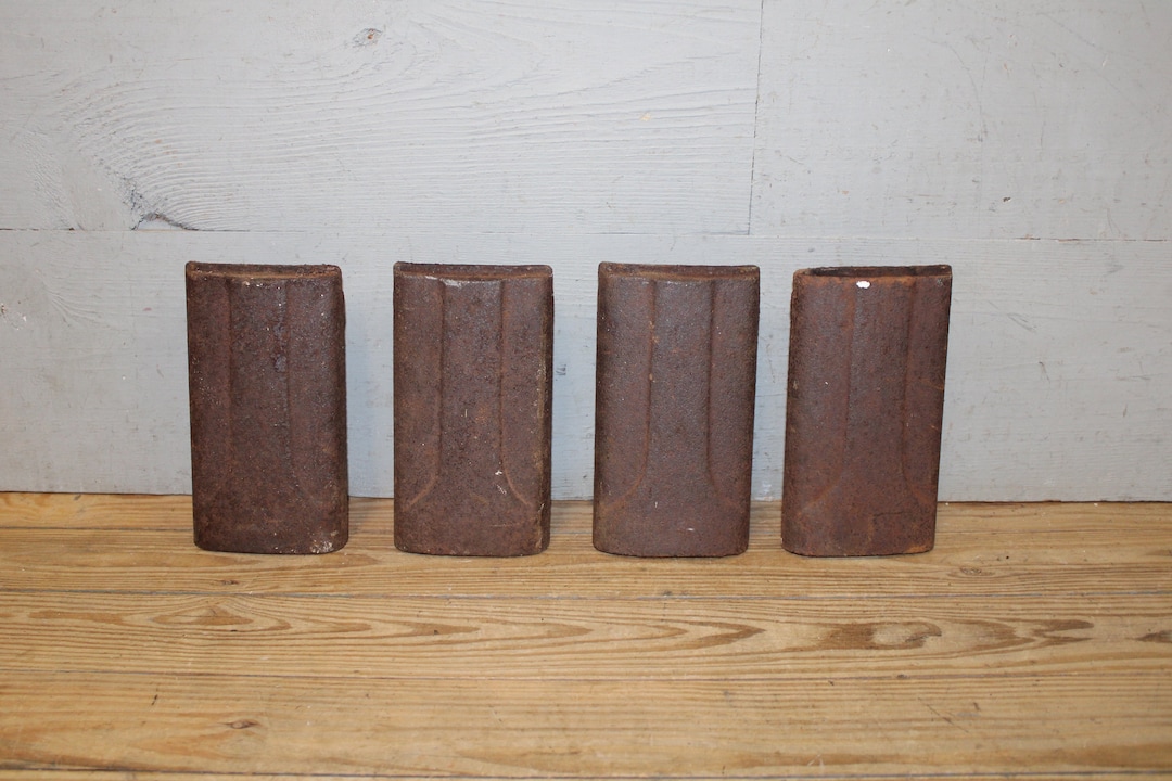 Set of 4 Art Deco Cast Iron Feet Wood Stove Feet Cast Iron Legs Metal ...