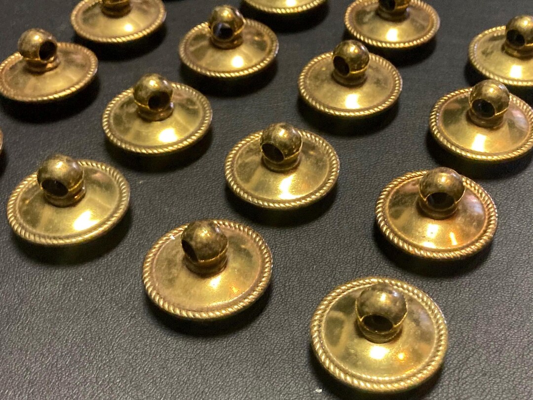 16 Brass Drawer Pull Bail Mounts | Handle End Pieces | Holders ...