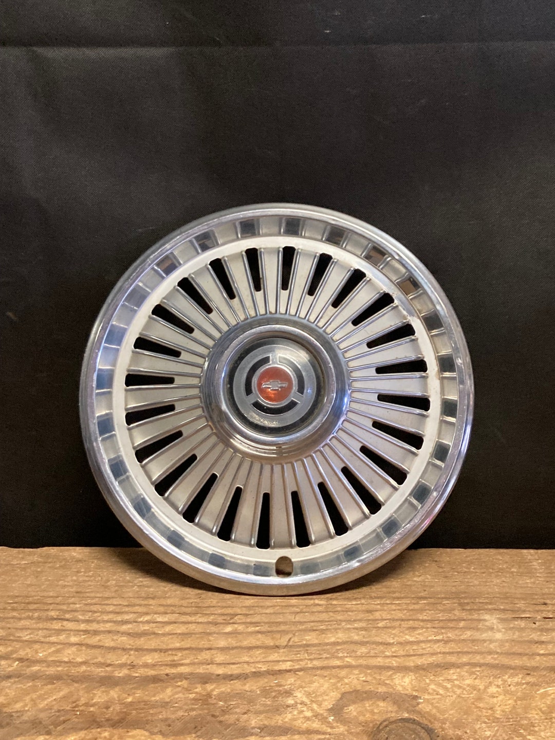 Vintage Chevrolet Hubcap Man Cave Décor Garage Wall Art - Etsy