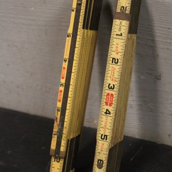 Vintage Wooden Ruler - Etsy