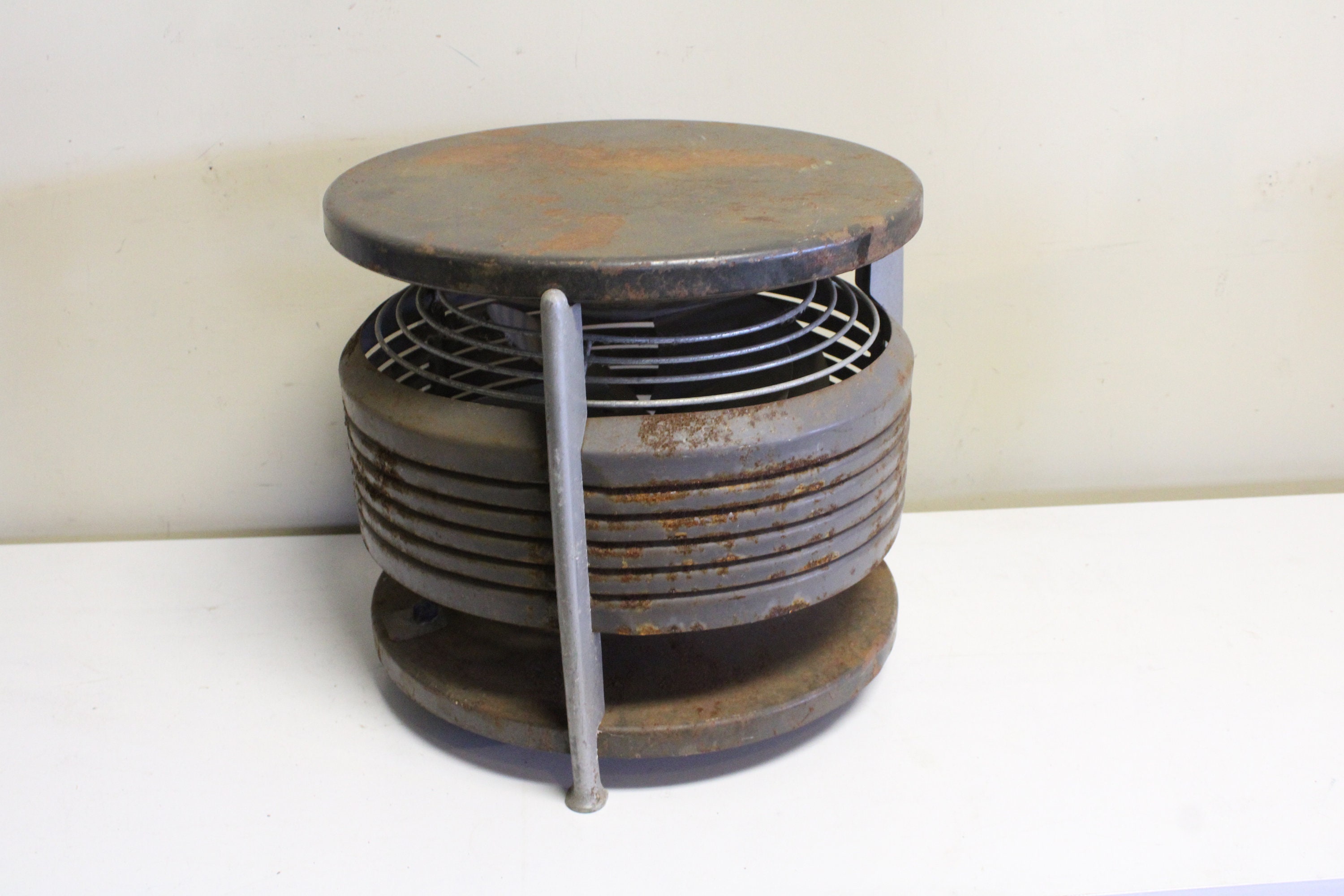 Vintage WORKING Metal Fasco Fan Stool Hassock Ottoman | Etsy