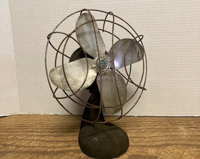 Vintage Desk Fan | Sterling | Art Deco Fan - Etsy